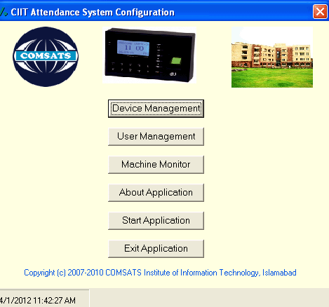 COMSATS Attendance Management System
